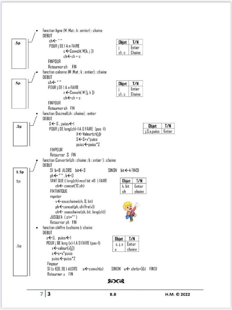 Algo Et Prog Devoir 4 Info | PDF