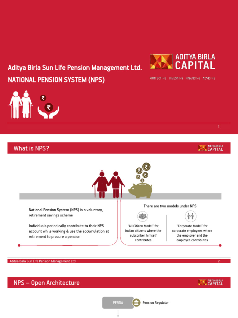 NPS Overview and Benefits by Aditya Birla | PDF | Financial Services ...