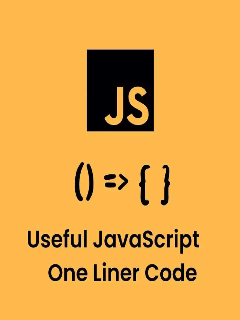 Javascript One Liner | PDF Javascript One Liner | PDF