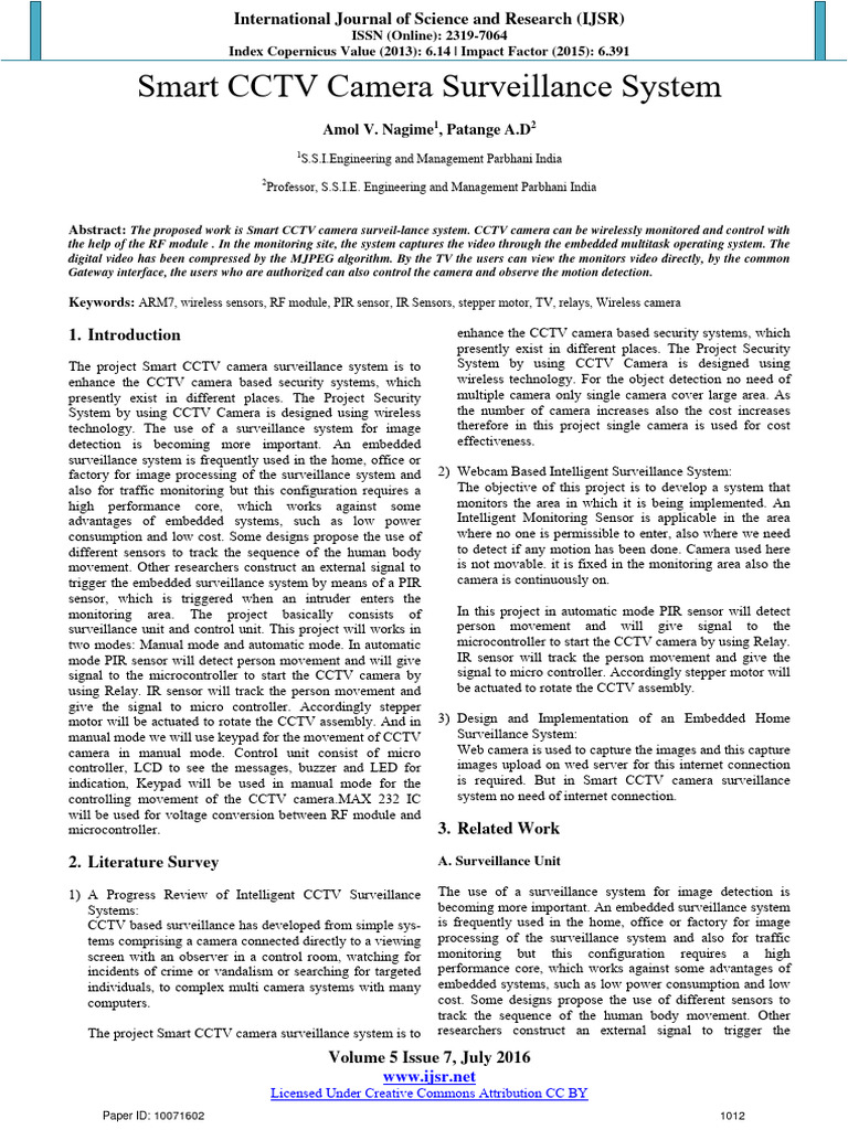 scctv | PDF | Surveillance | Closed Circuit Television