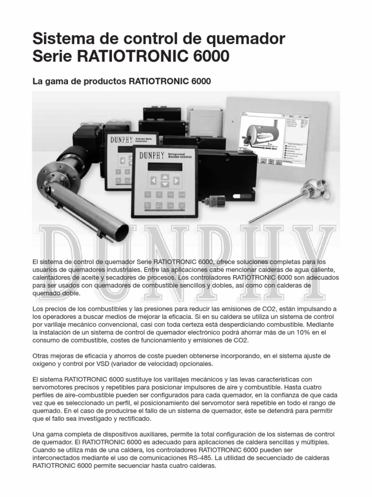 Ratiotroic 6000 | PDF | Sistema de control | Caldera