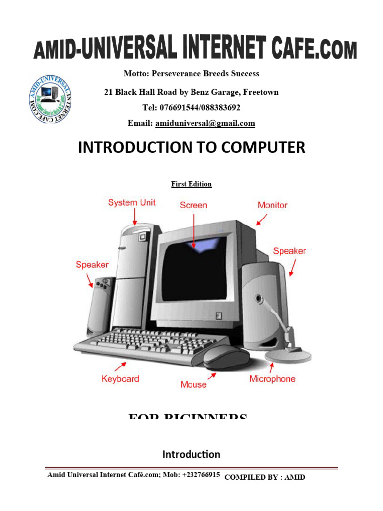 Introduction To Computer (Tutorial) | PDF | Operating System | Printer ...