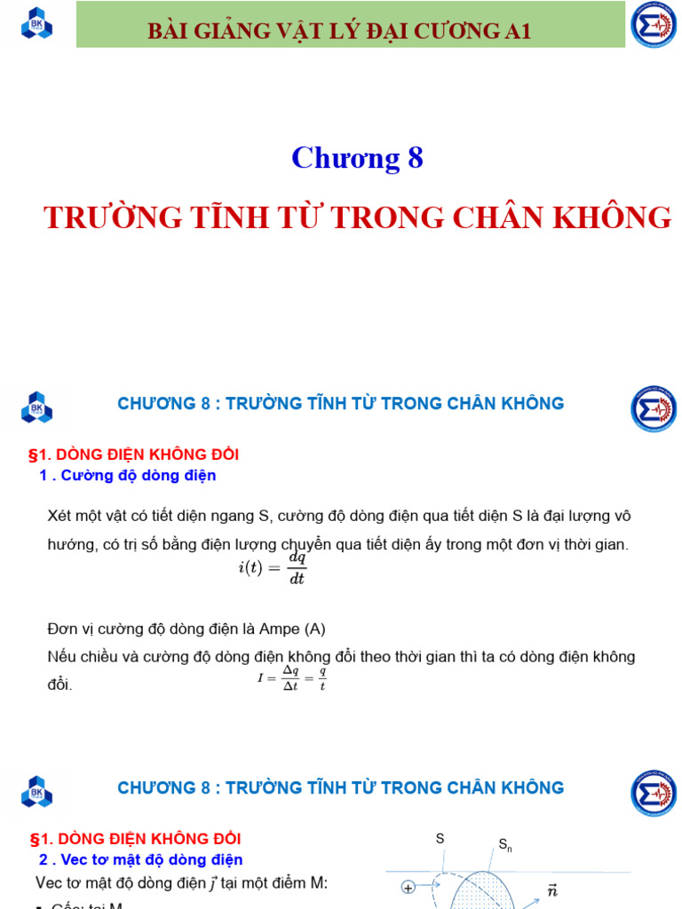 VL1-Chuong 8 - Truong Tinh Tu Trong Chan Khong | PDF