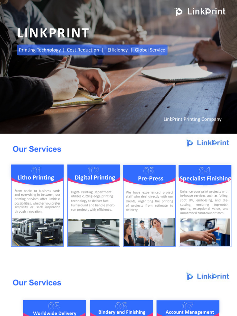 Linkprint Product Manual | Download Free PDF | Books | Bookbinding