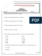 WORKSHEET Grade 7 - Percentage | PDF