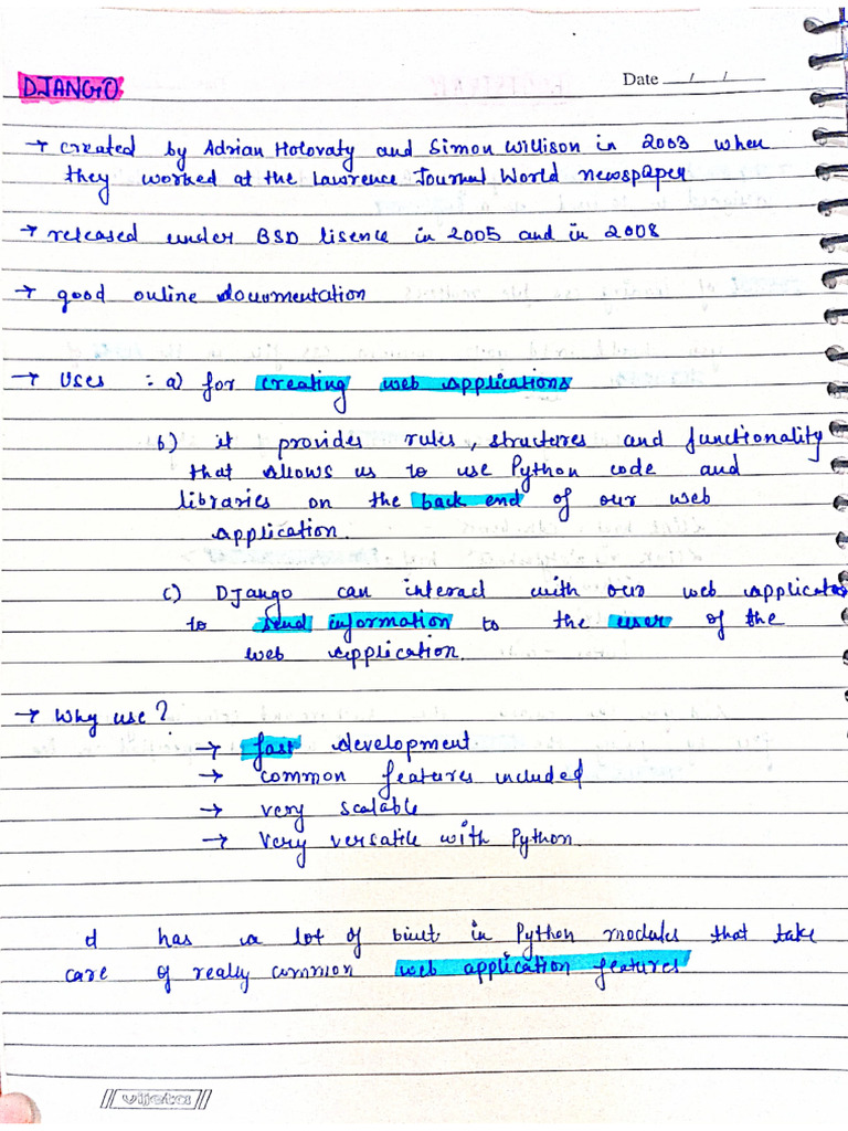 My Django Notes (Without DRF) | PDF