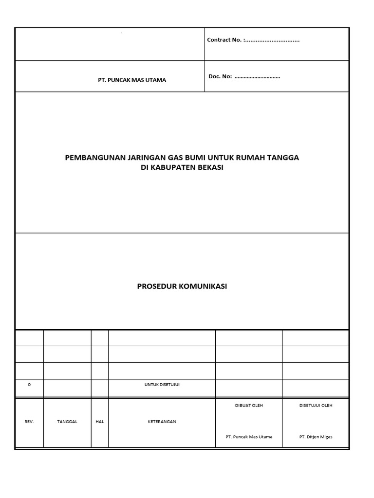 Prosedur Penomoran Surat - Dokumen PMU | PDF