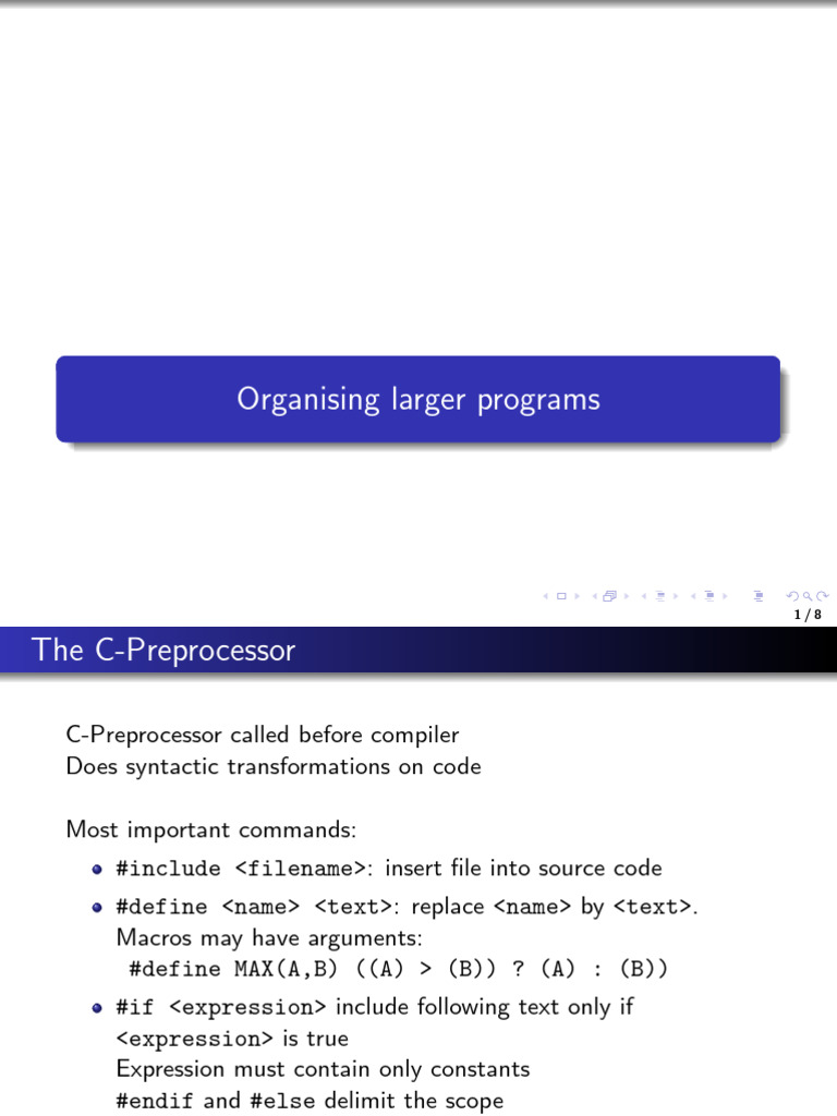 week3.3LargerPrograms | PDF | Library (Computing) | Computer Engineering