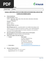 Sodium Hydroxide Safety Data Sheet | PDF | Dangerous Goods | Chemistry