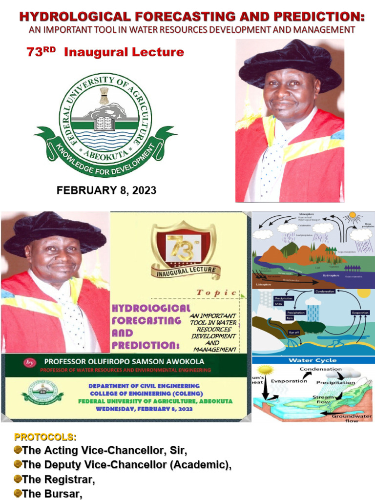 Hydrological Forecasting and Prediction | PDF | Hydrology | Flood