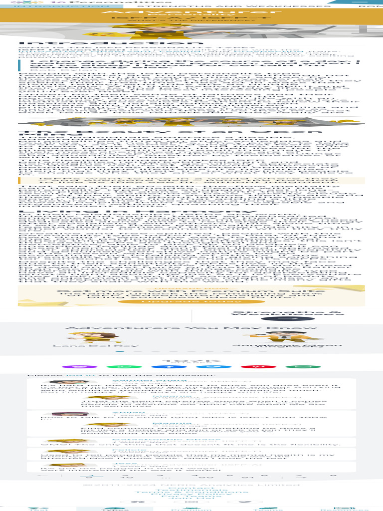 Introduction ISFP Personality (Adventurer) 16 | PDF | Personality Type ...