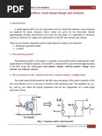 The Hybrid Pi and T Models Lecture PDF | PDF | Bipolar Junction ...