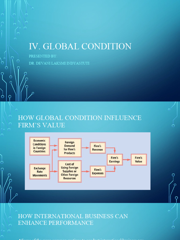 Global Condition | PDF | Exports | Exchange Rate