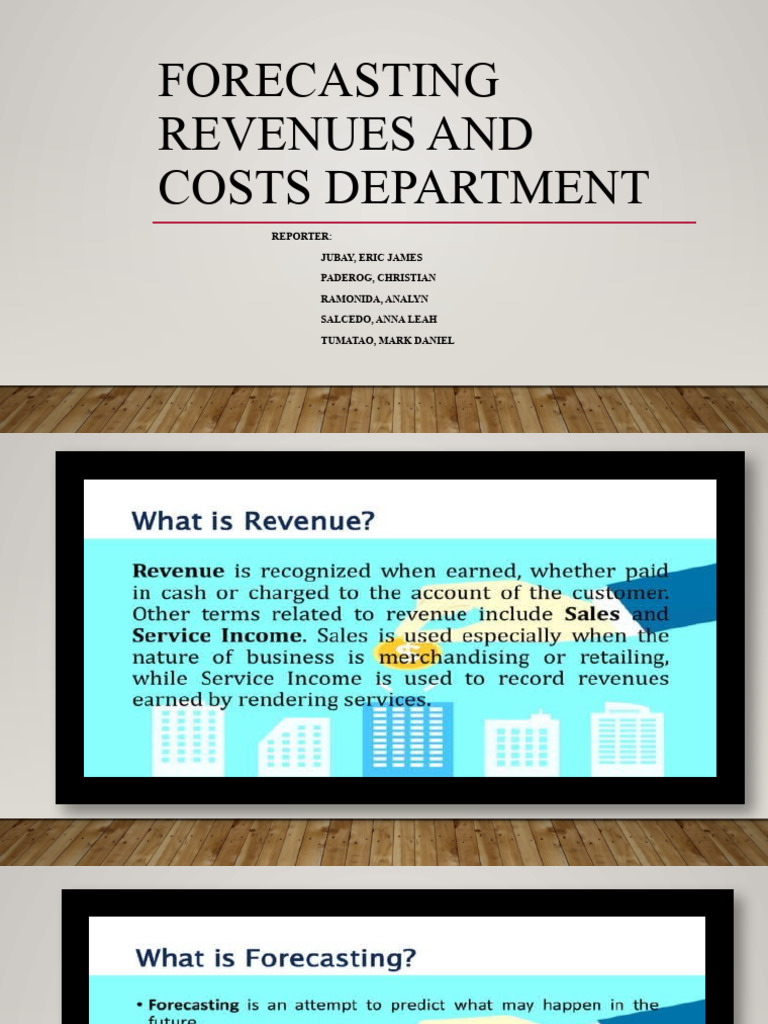 Revenue & Cost Forecast Report | PDF