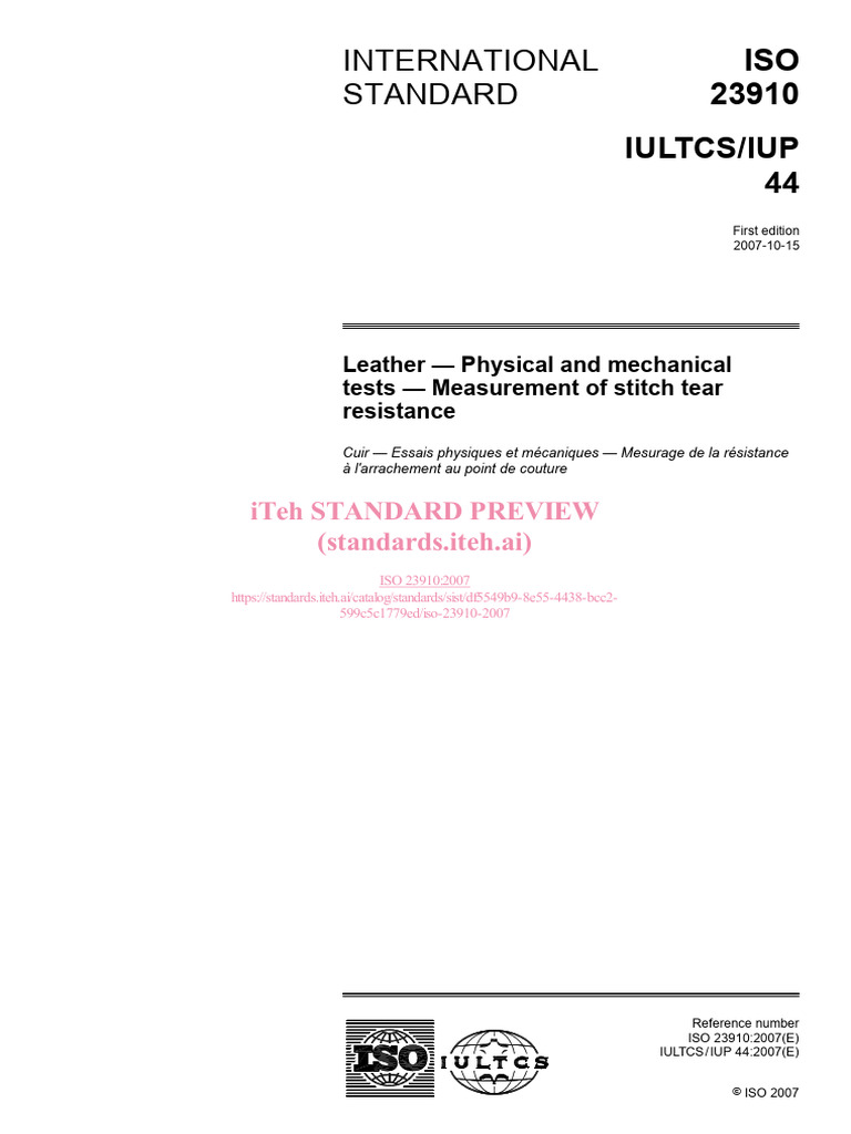 ISO-23910-2007 | PDF | International Organization For Standardization