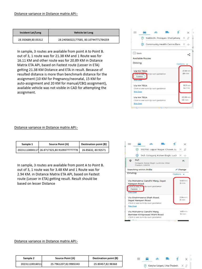 Distance Variance in MMI API | PDF | Technology & Engineering