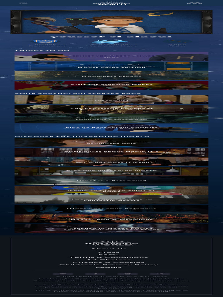 Wizarding World - Profile 3 | PDF | Harry Potter | Fantasy