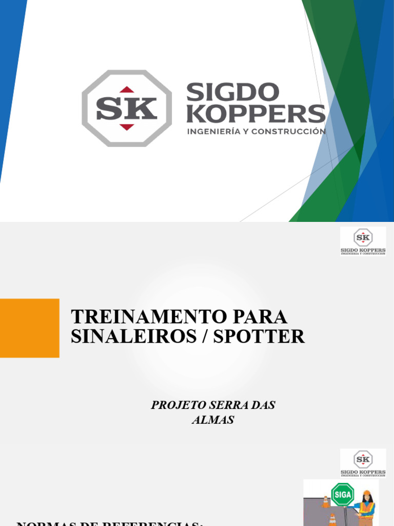 Treinamento Sinaleiro - NR 18 | PDF | Tráfego | Dirigir