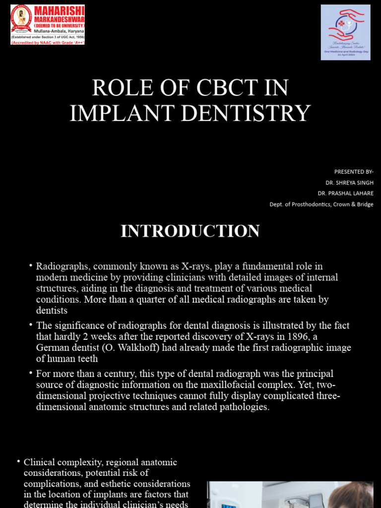 CBCT's Impact on Implant Dentistry | PDF | Dental Implant | Dentistry