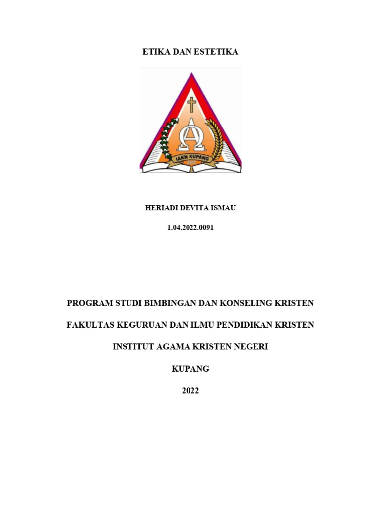 Etika Dan Estetika | PDF