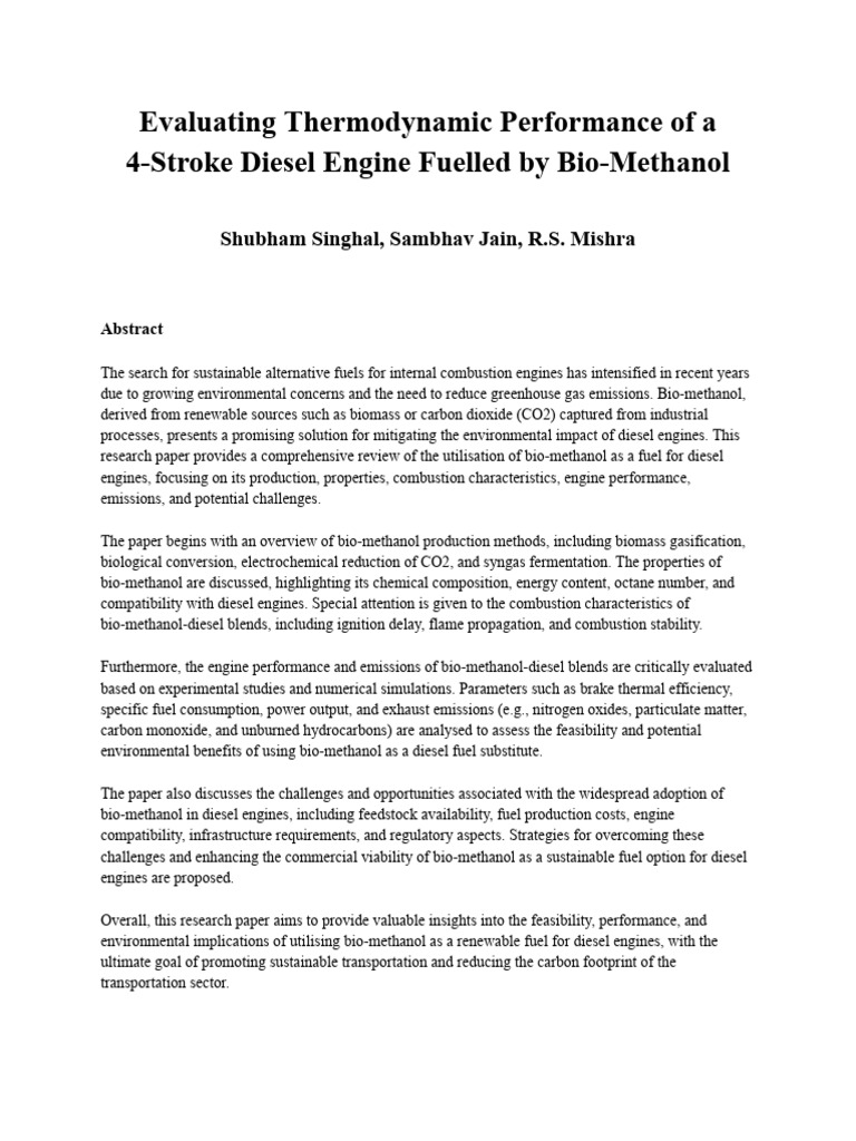 Evaluating Performance of Single-Cylinder Four Stroke Diesel Engine ... Evaluating Performance of Single-Cylinder Four Stroke Diesel Engine ...