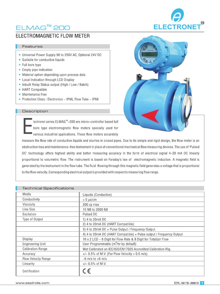 Electromagnetic Flow Meter Pdf