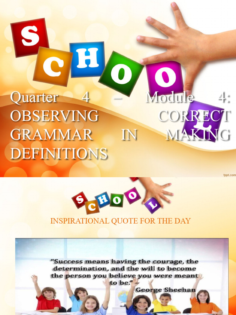 Observing Grammar in Definitions | PDF | Subject (Grammar) | Grammatical Number