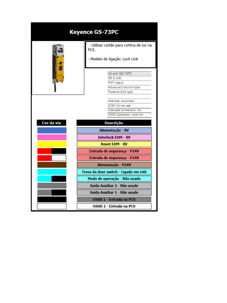 Keyence GS73PC 1 | PDF