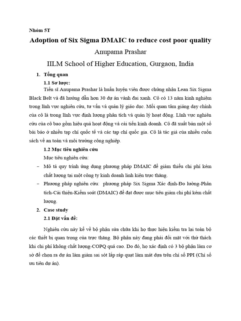 6 Sigma | PDF
