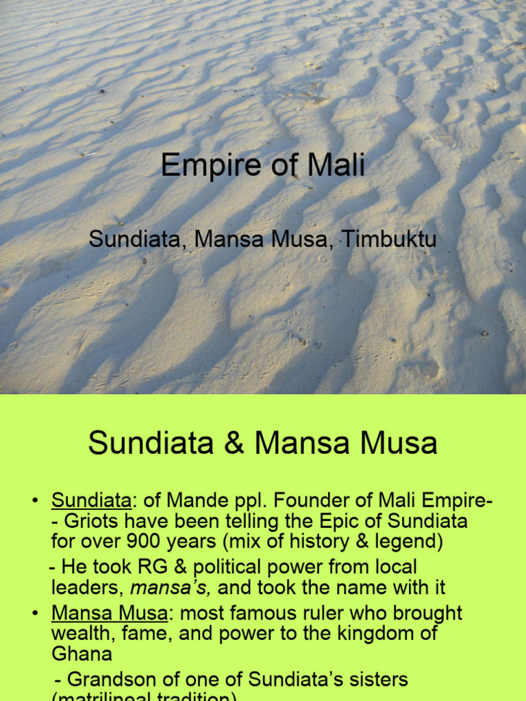 Rise and Fall of the Mali Empire | PDF | Mali | Africa