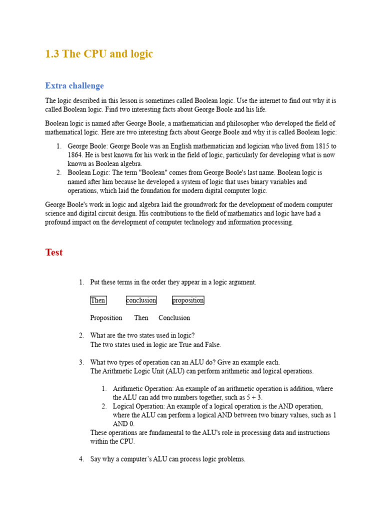 Understanding Boolean Logic Basics | PDF | Boolean Algebra | Teaching Mathematics