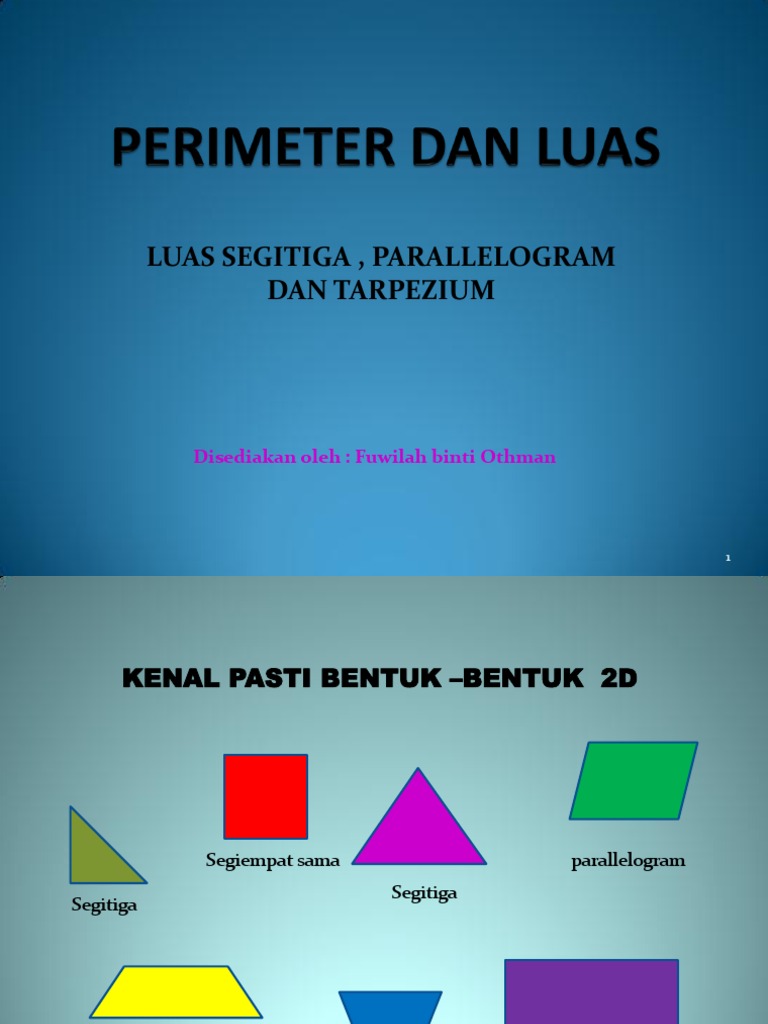 Perimeter Dan Luas | PDF