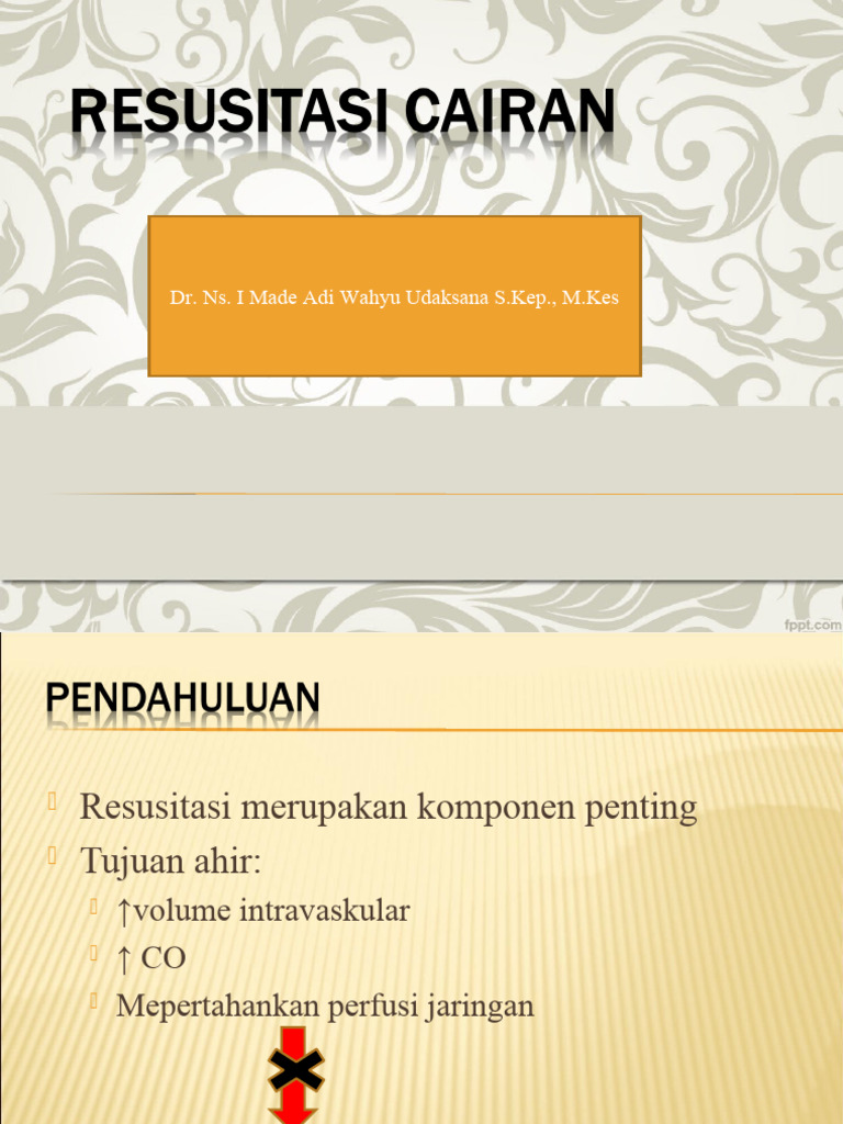 Power Point Resusitasi-Cairan | PDF