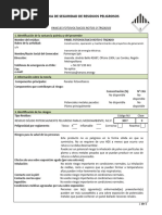 Tóner: Hoja de Seguridad y Peligros | PDF | Toxicidad | Residuos