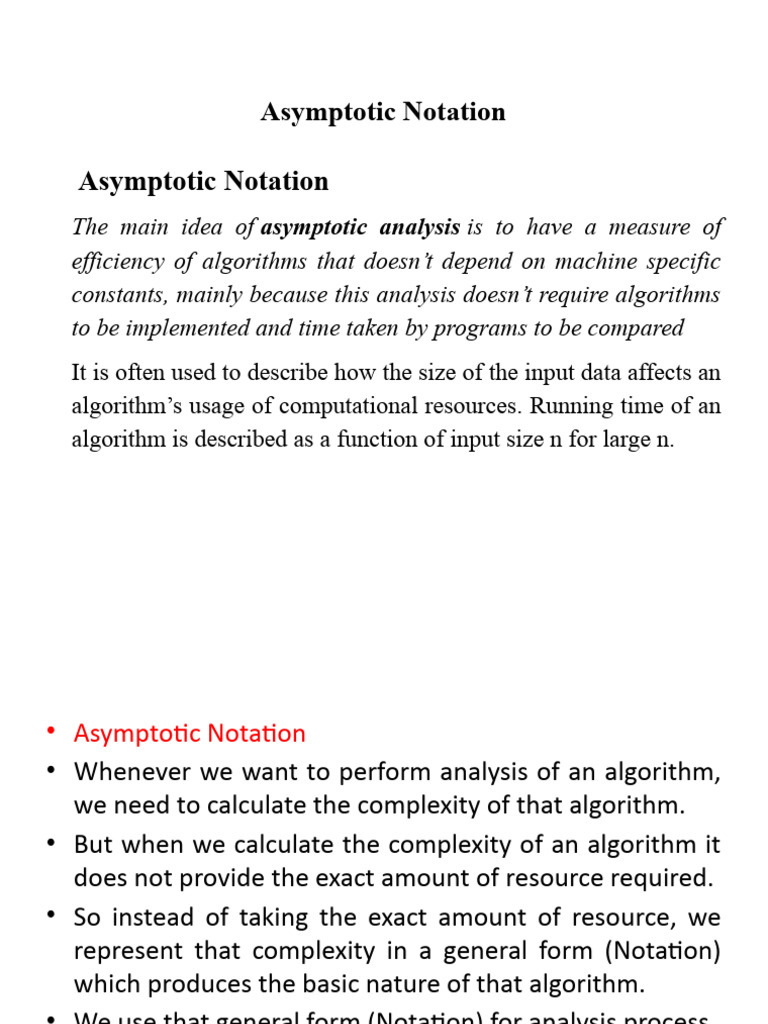 Asymptotic Notation 1 | PDF | Time Complexity | Function (Mathematics)