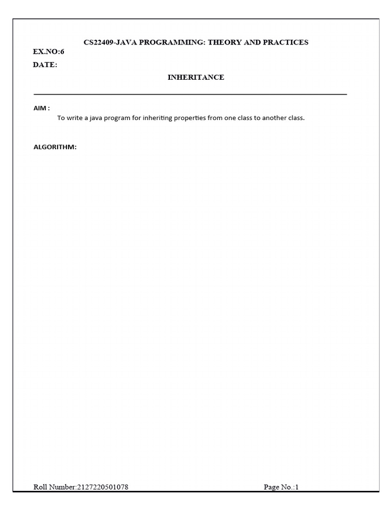 JAVA ex6 to ex8 | PDF | Software Development | Computer Engineering