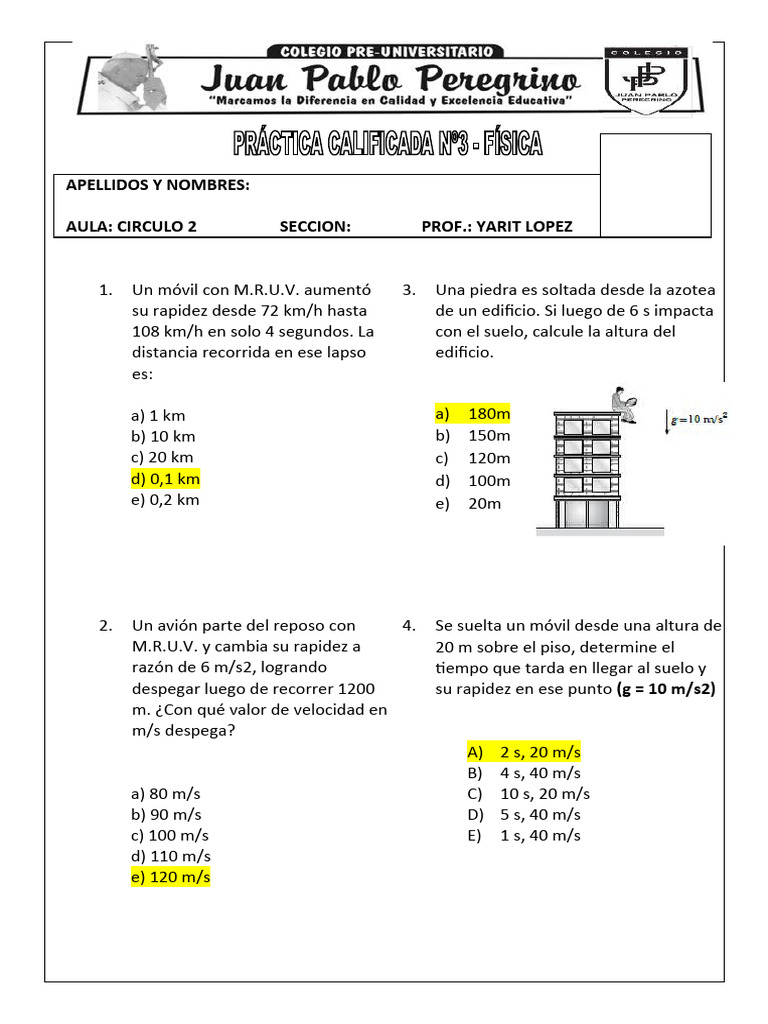 Mruv - MVCL - Claves | PDF