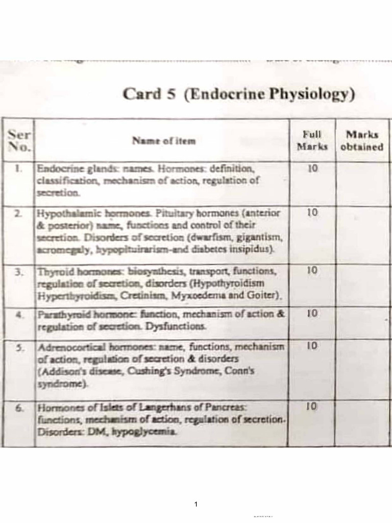 Color PHYSIO FOR PRINT | PDF | Endocrine System | Hormone