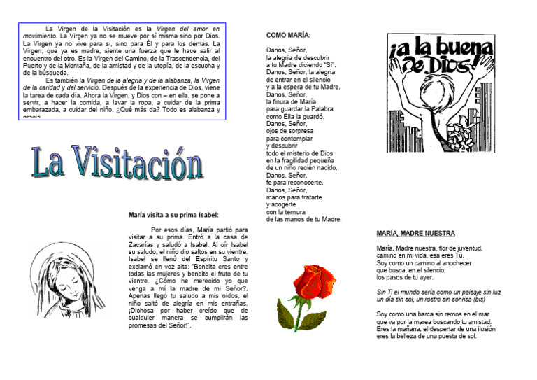 La Visitacion | PDF | María, madre de Jesús