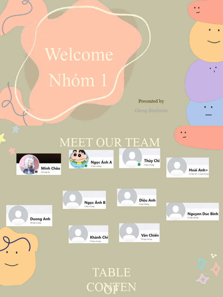 Pastel Colorful Cute Group Project Presentation | PDF