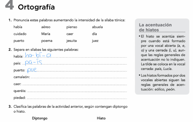 Diptongos e Hiatos Act 1.png 2582×1630 Píxeles | PDF