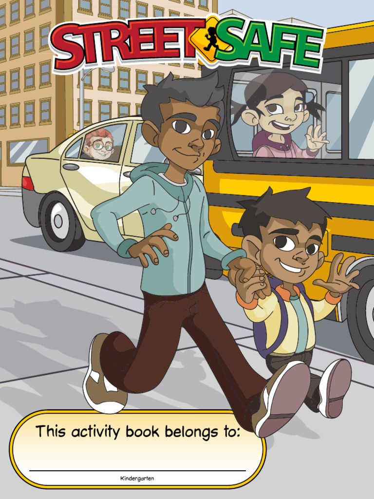 Kindergarten Traffic Safety Guide | PDF | Traffic | Pedestrian Crossing