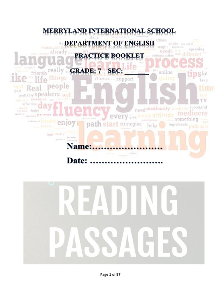 Gl Assessment English Practice Large Booklet Pdf Dogs Pet