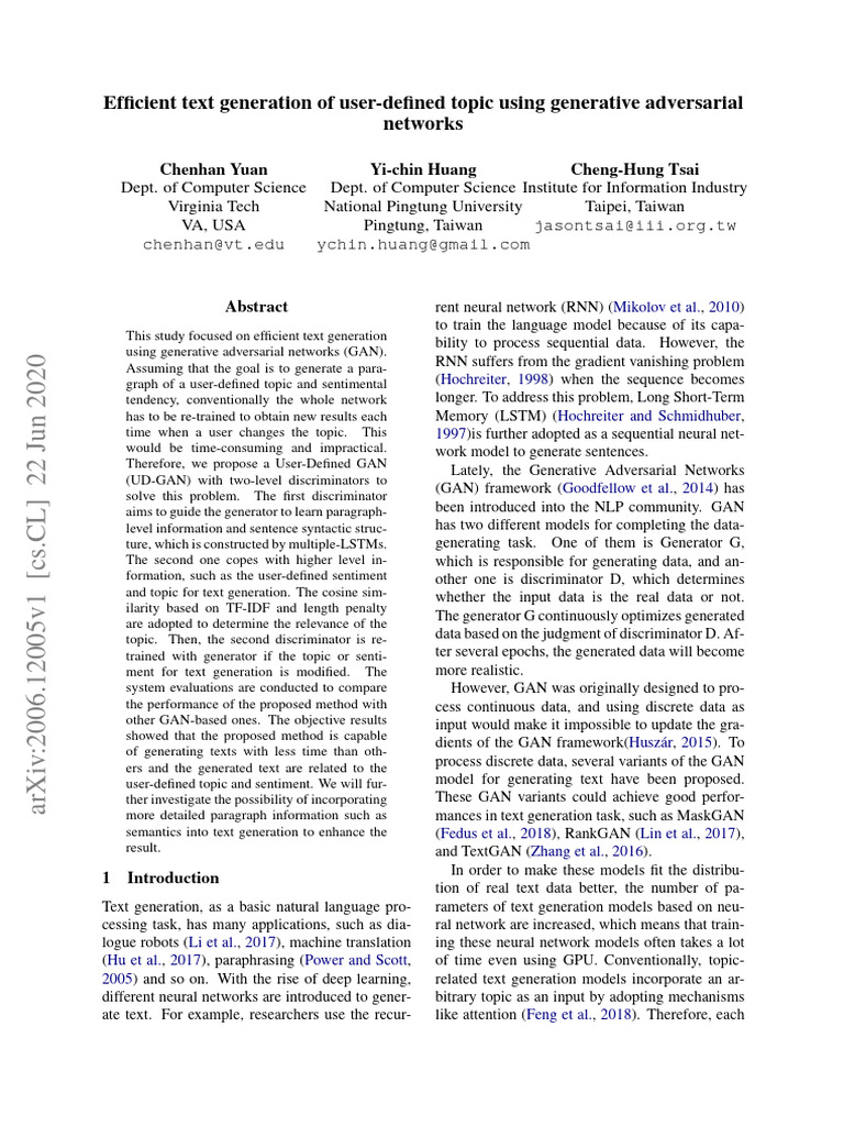GAN paper | PDF | Artificial Neural Network | Matrix (Mathematics)