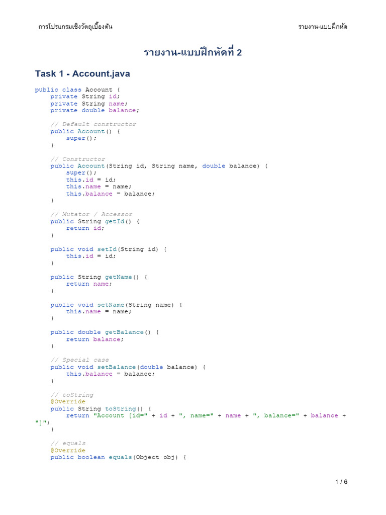 Exercise A02 Pdf Boolean Data Type Constructor Object Oriented