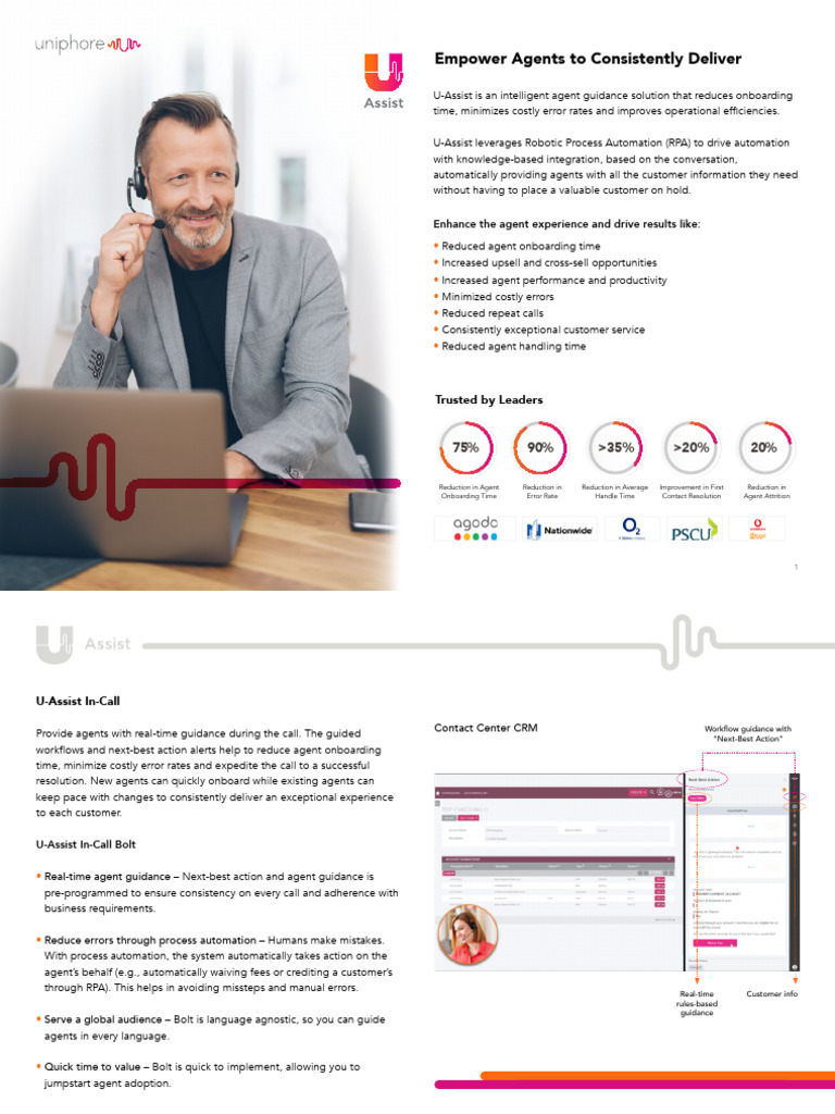 U-Assist In-Call Bolt Brochure | PDF | Automation | Information Technology