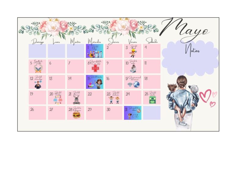 Calendario Mayo | PDF
