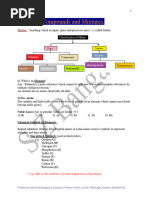 Elements and Compounds PowerPoint | PDF | Chemical Compounds | Molecules