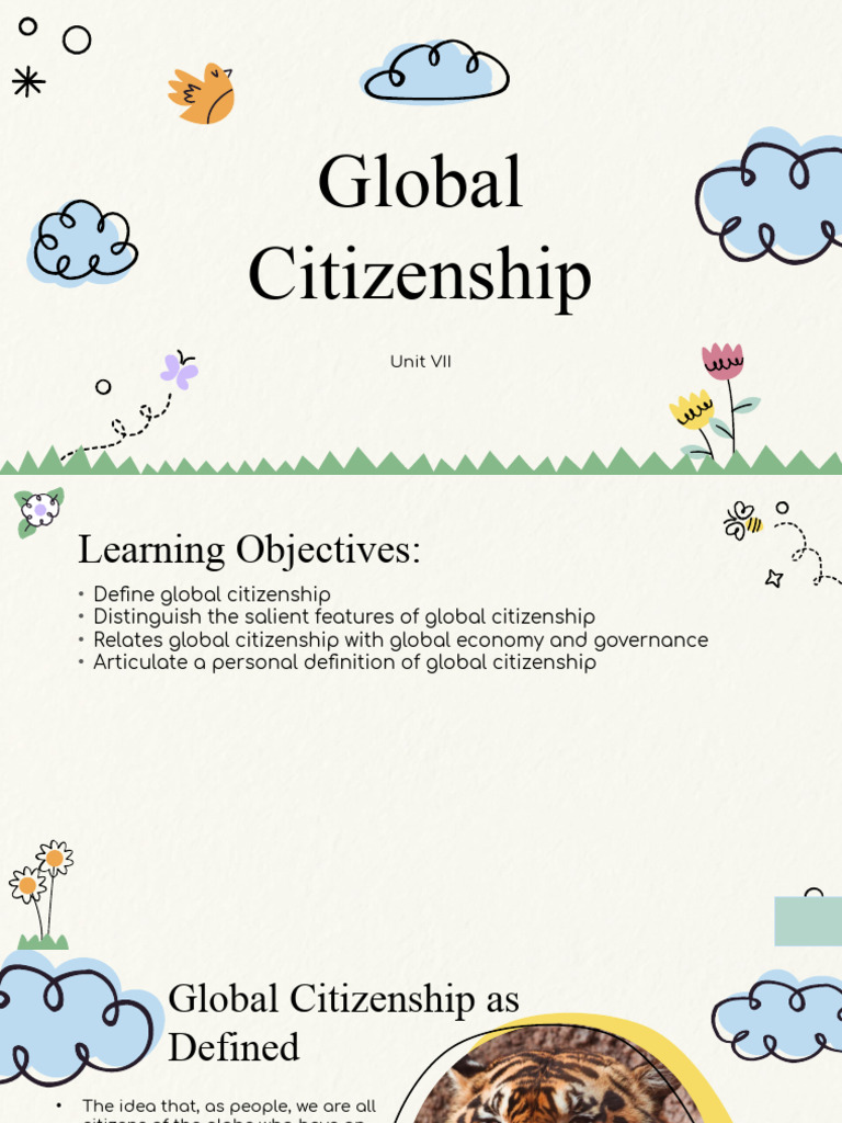 Unit 7 Global Citizenship | PDF | Globalization | Governance