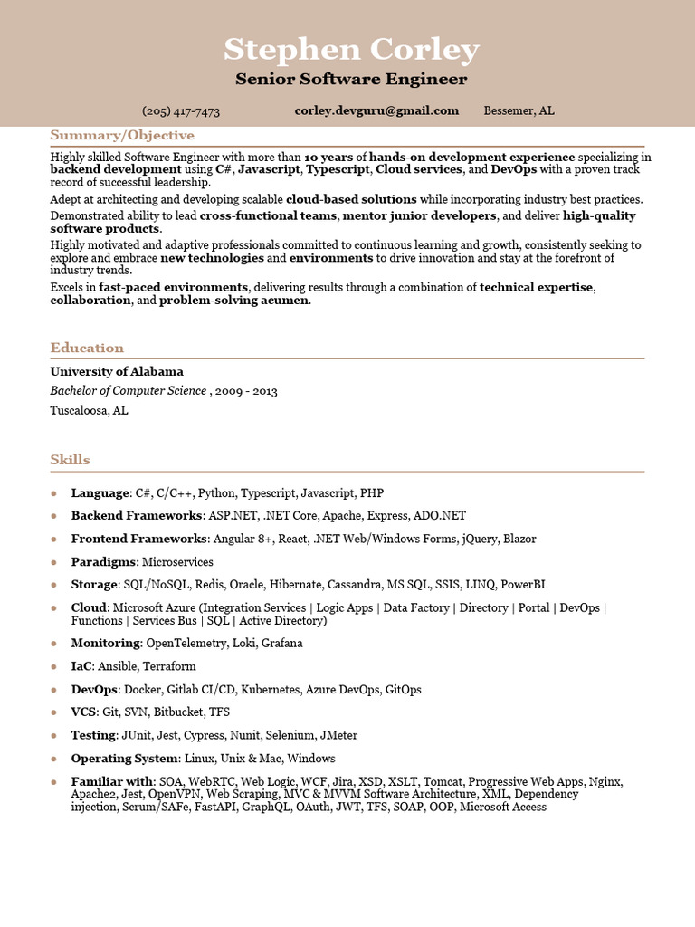 Stephen Corley Net Angular Pdf Databases Microsoft Azure